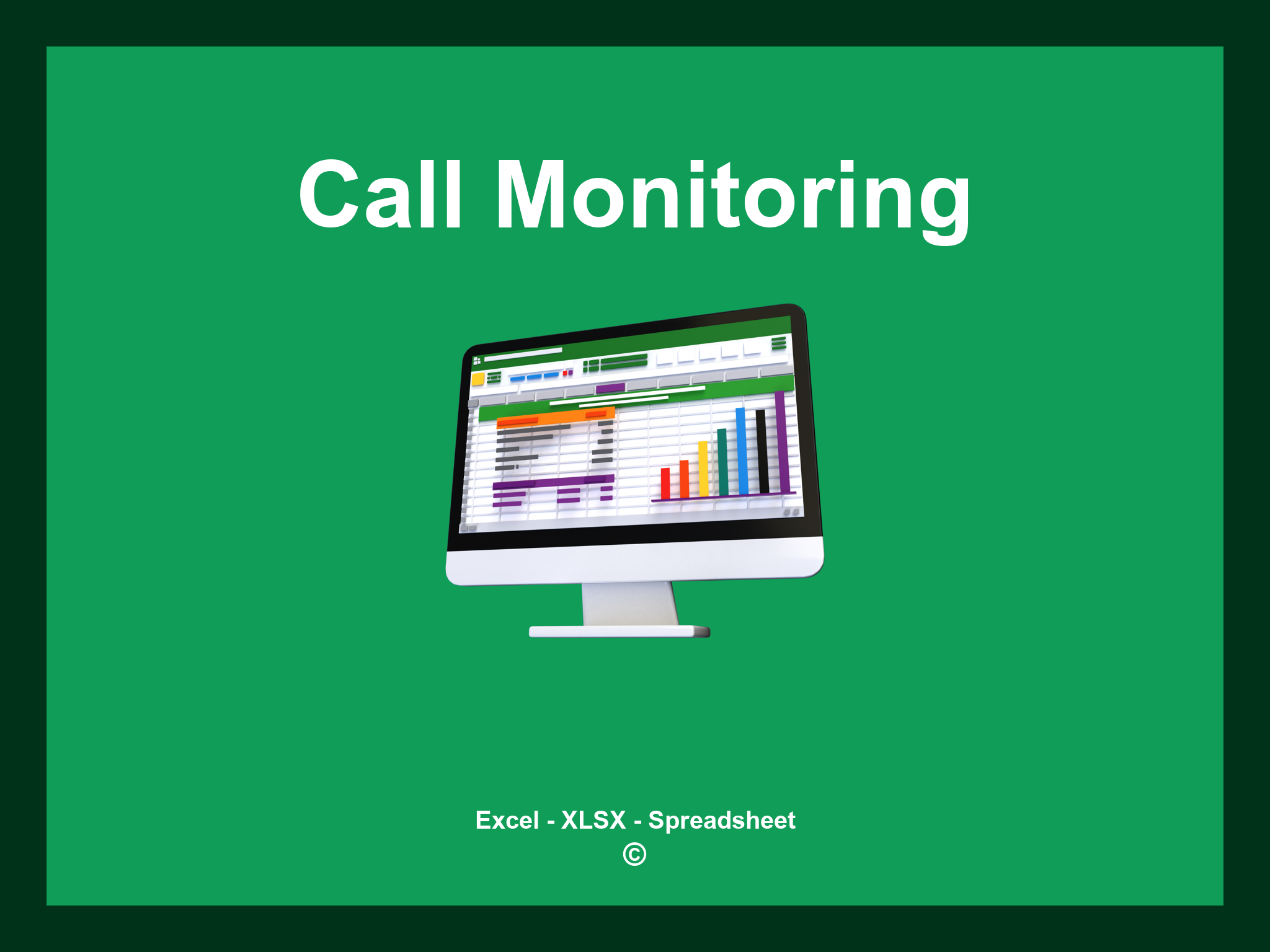 Call Monitoring Template Excel