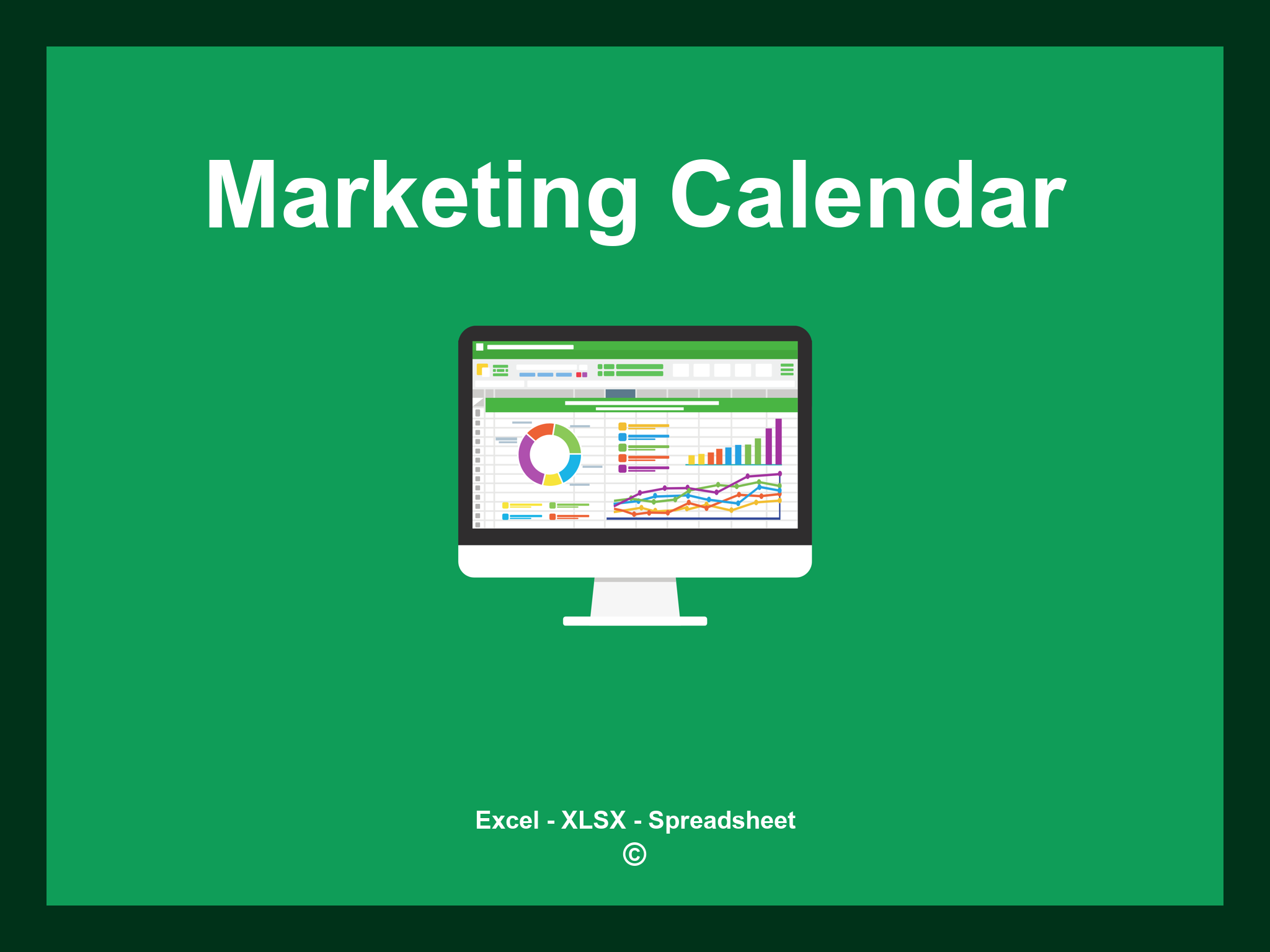 Marketing Calendar Template Excel