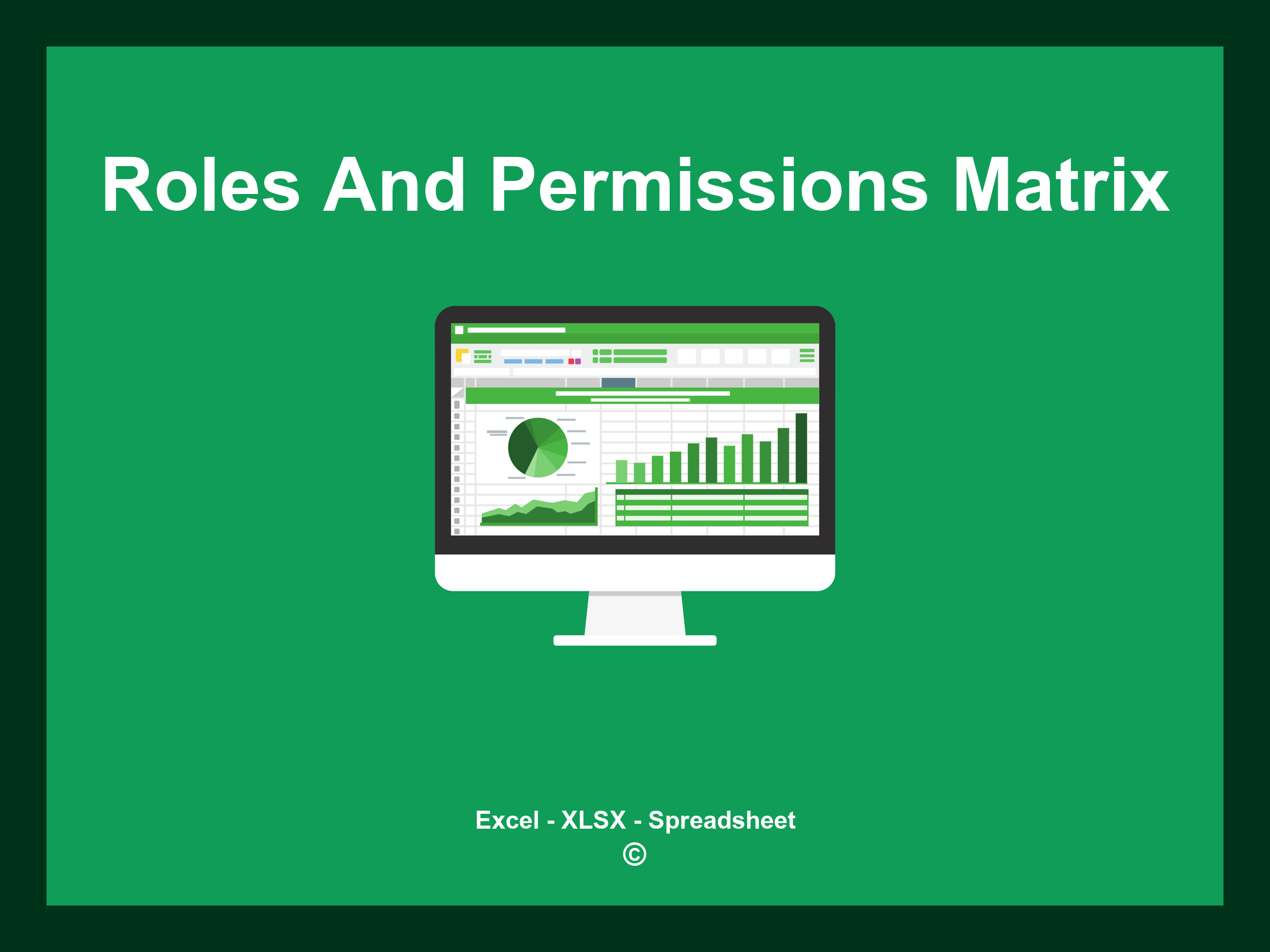 Roles And Permissions Matrix Template Excel