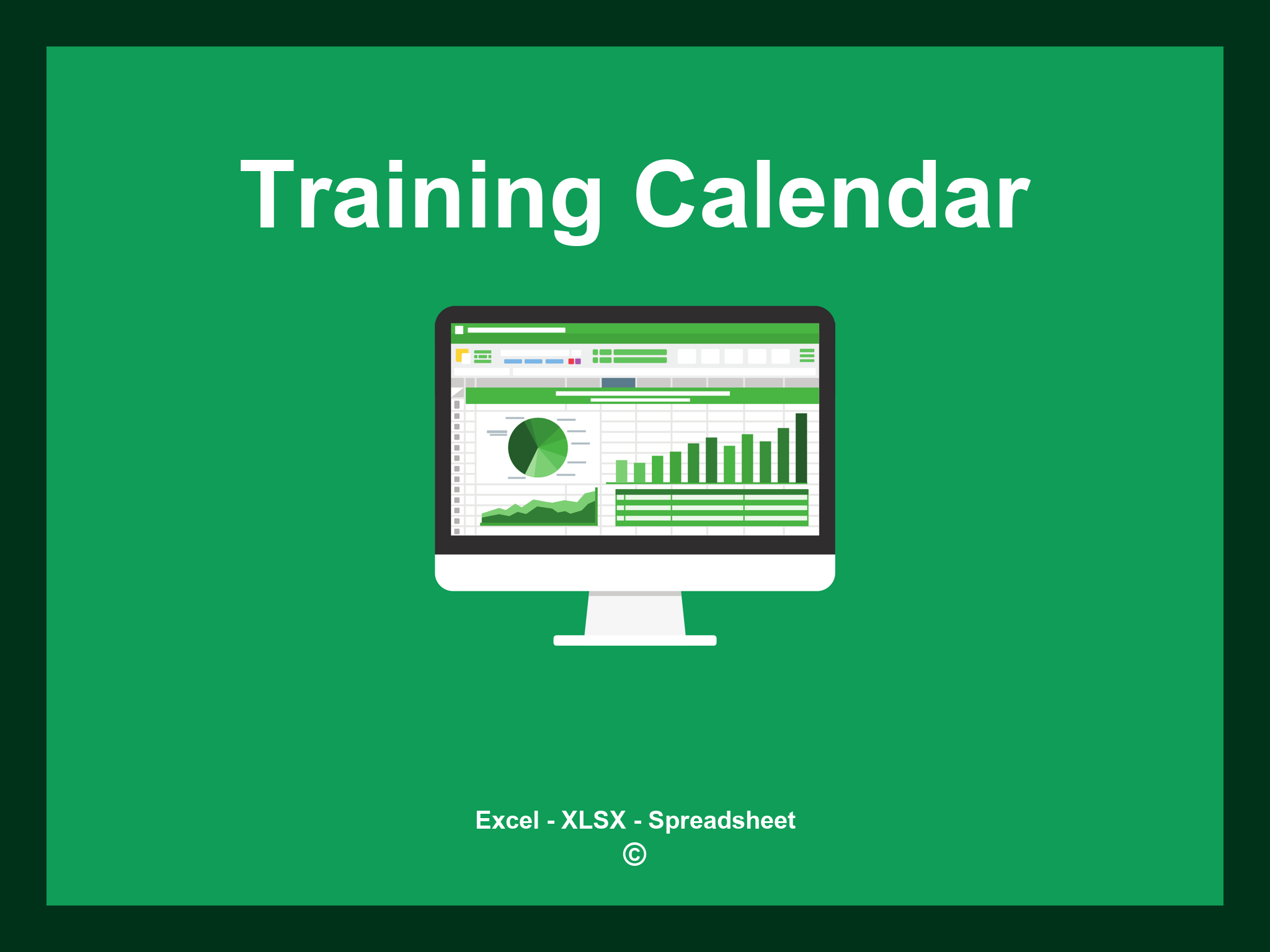 Training Calendar Template Excel