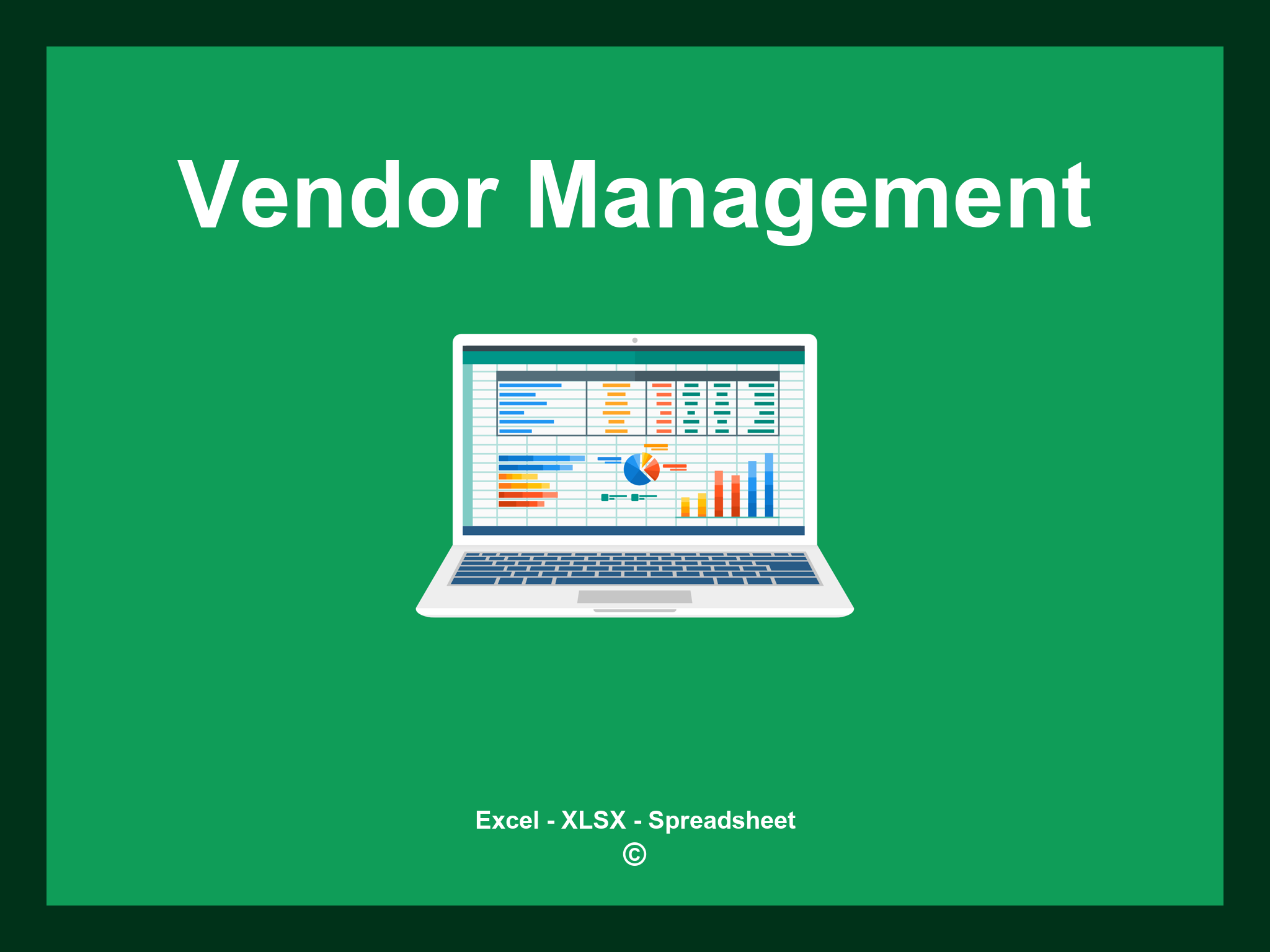 Vendor Management Excel Template